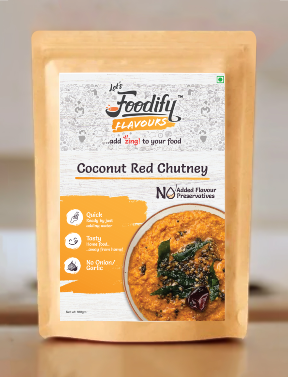 Coconut Red Chutney – The Foodify Company